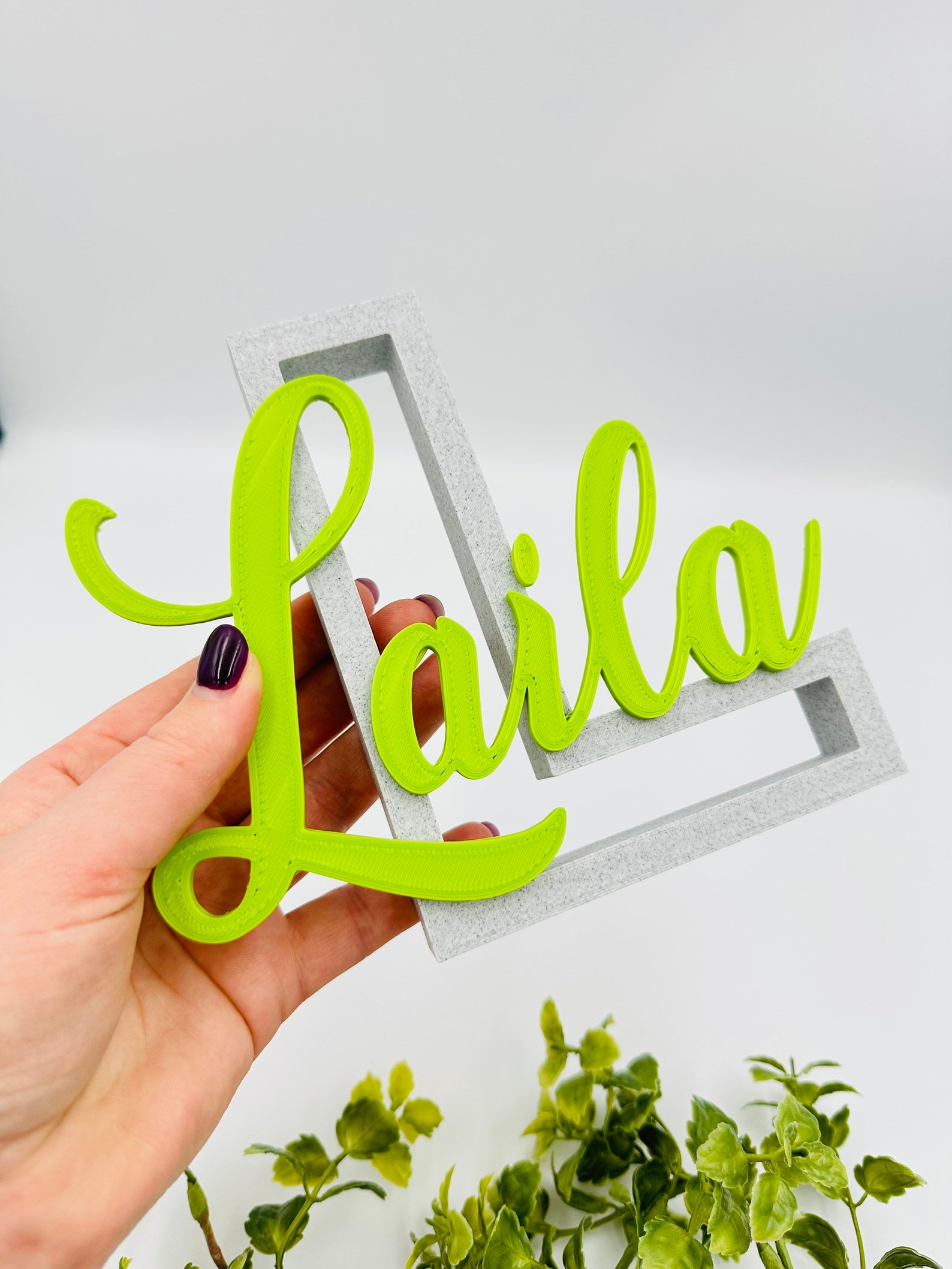 Letter Sign for Nursery With Baby Name, Freestanding Kids Name Décor ...