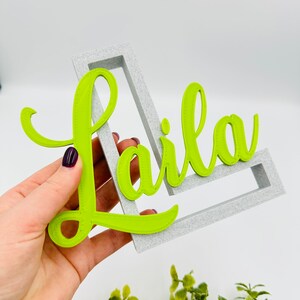 Freestanding Name Sign for Nursery Kids Name Door Sign for Bedroom ...