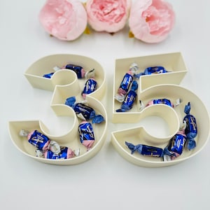 6,5" Hollow Fillable Letter Freestanding Empty Letter Box Self Standing ...