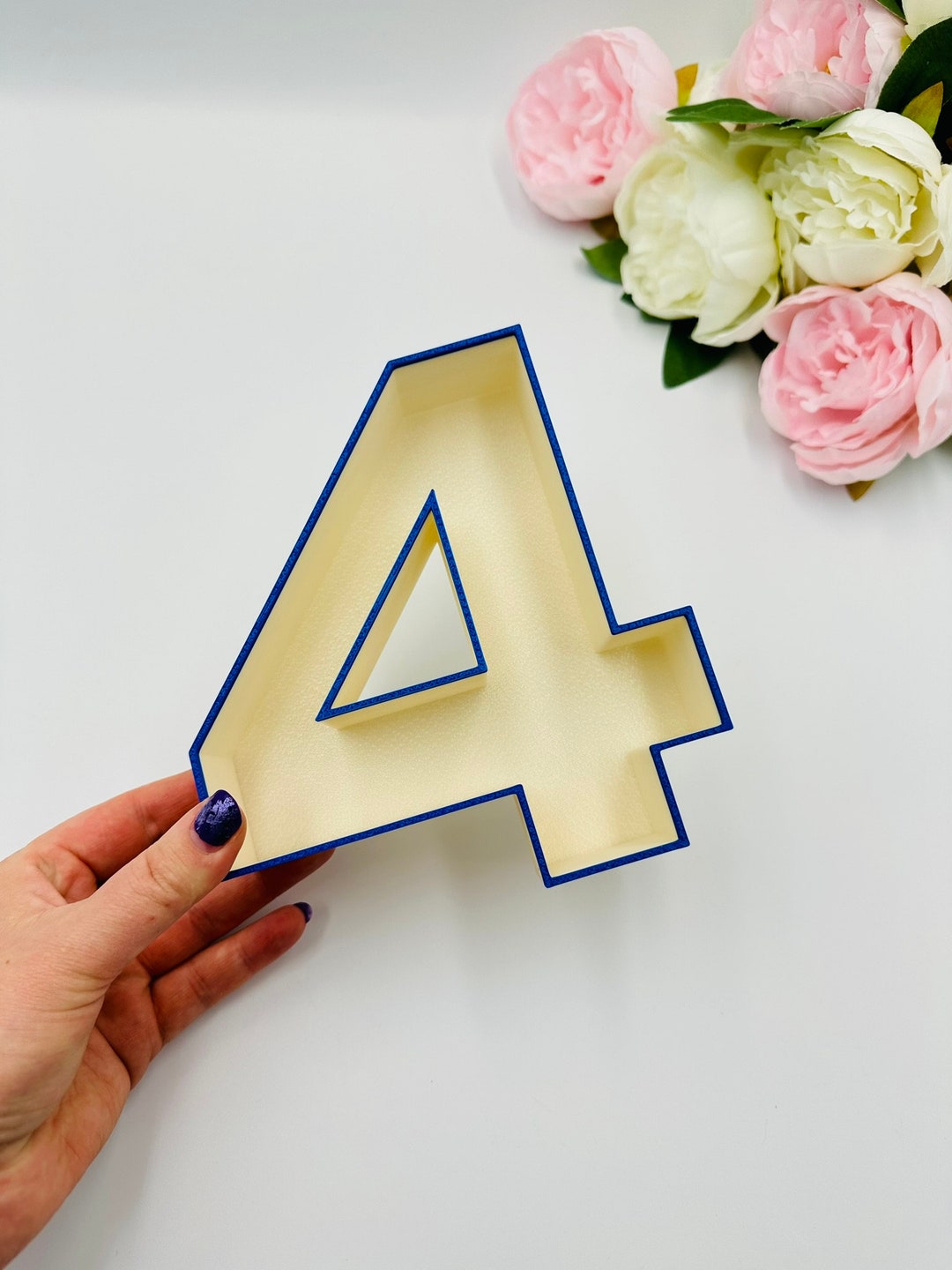 Fillable 8" Number Tray Birthday Decoration Empty Charcuterie Letter ...