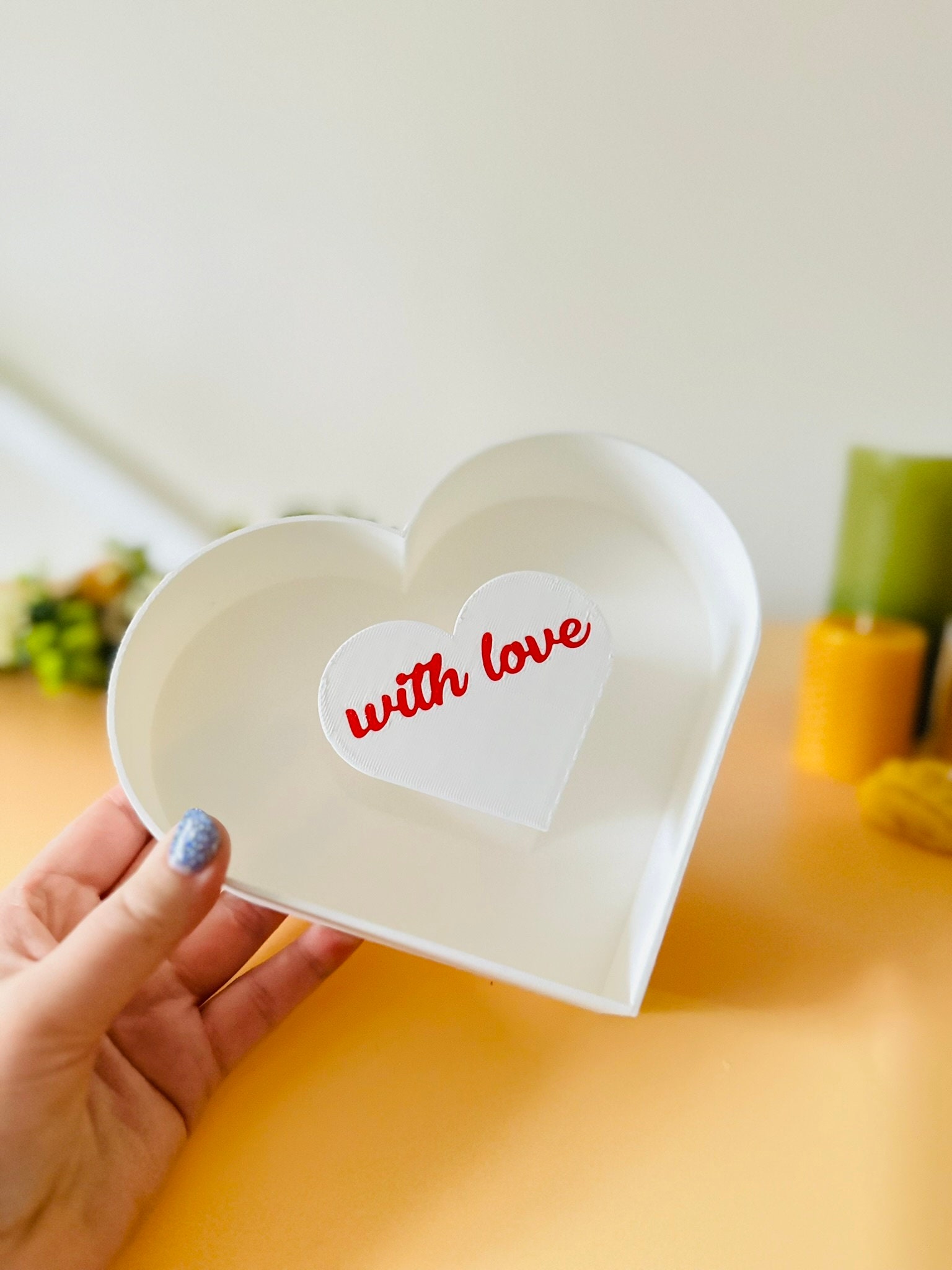 Fillable Heart Shape Tray 7 Box for Valentines Day Decorations Empty ...