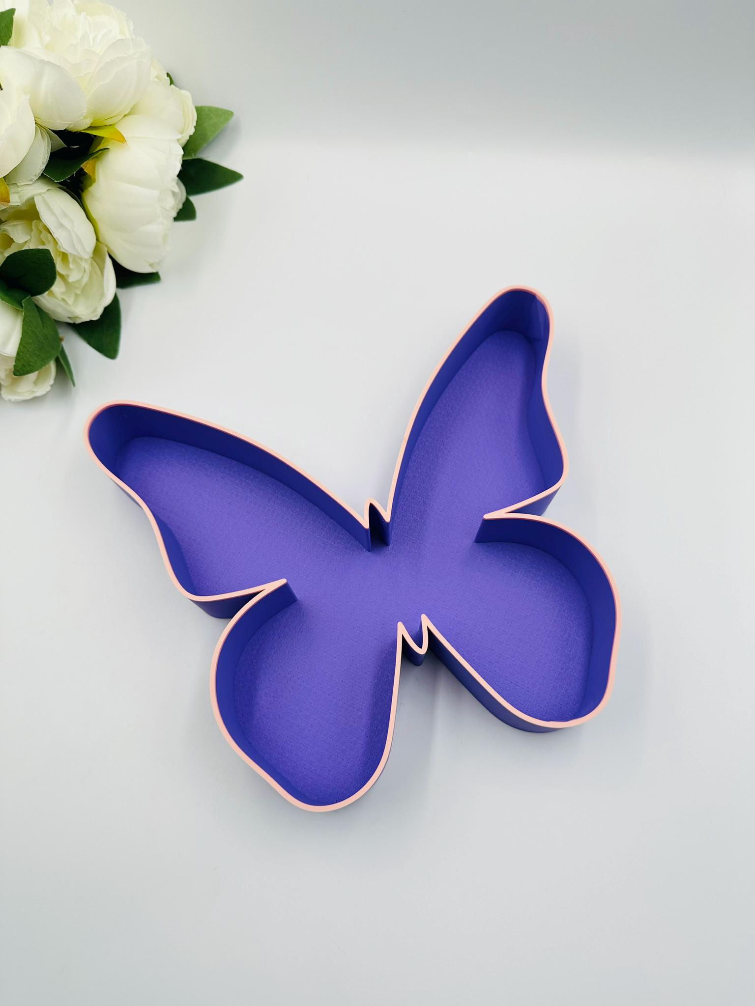 Butterfly Shape Tray Fluttering Baby Shower Baby Girl Party Decorations ...