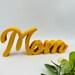 MOM Freestanding Table Sign Custom Mothers Day Gift for Mom Table Name ...