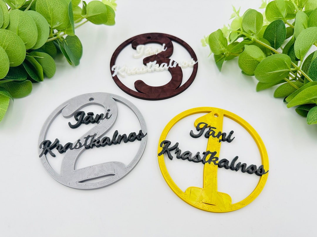 Set of Custom Sports Medal 3D Printed School Medal for Sports Day ...