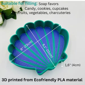 Sea Shell Tray With Drink Tags Mermaid Party Decors Beach Bridal Shower ...