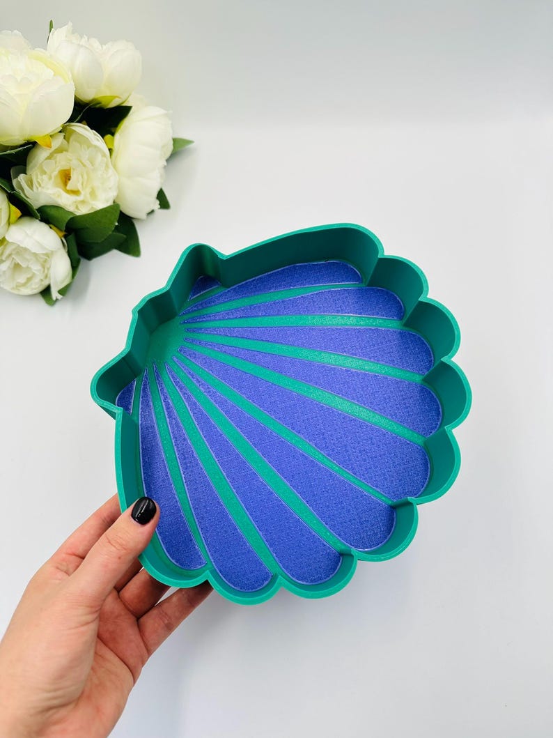 Sea Shell Tray With Drink Tags Mermaid Party Decors Beach Bridal Shower ...