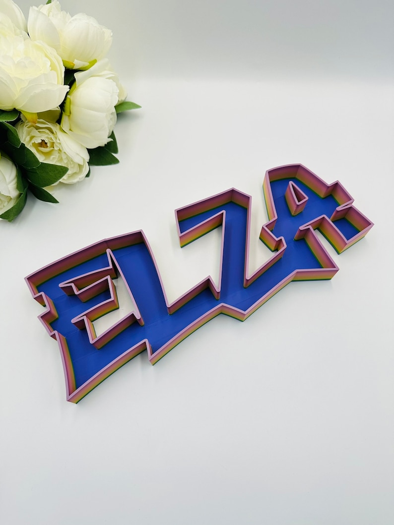 Fillable Kids Name Tray Birthday Decoration for Children Empty Name ...