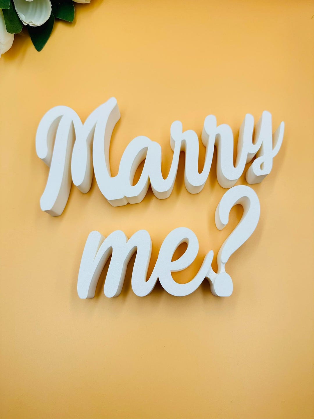 Will You Marry Me? Sign Proposal Centerpiece for Table Engagement Sign ...