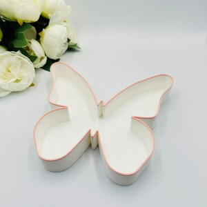 Butterfly Shape Tray Fluttering Baby Shower Baby Girl Party Decorations ...