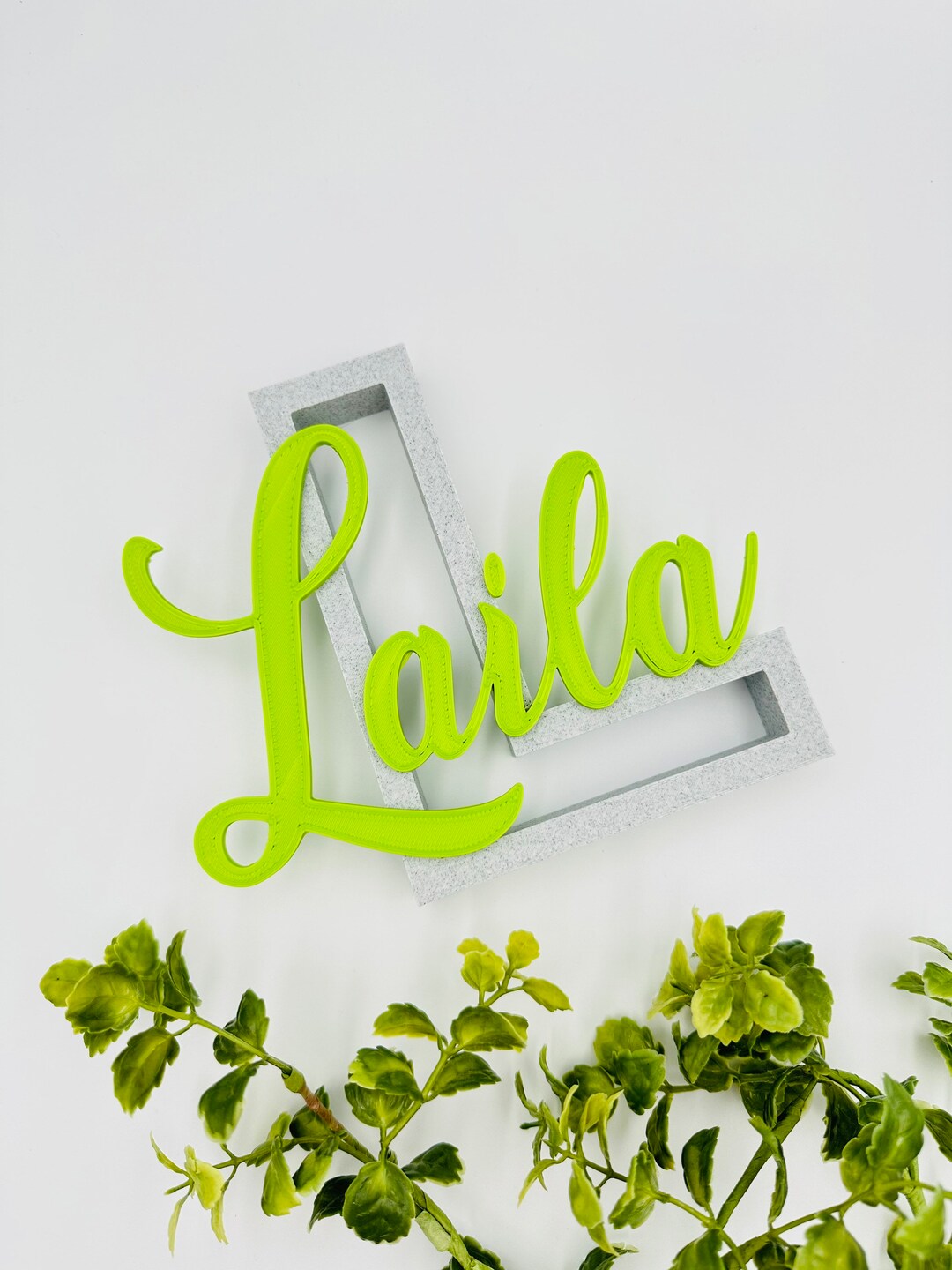 Letter Sign for Nursery With Baby Name, Freestanding Kids Name Décor ...