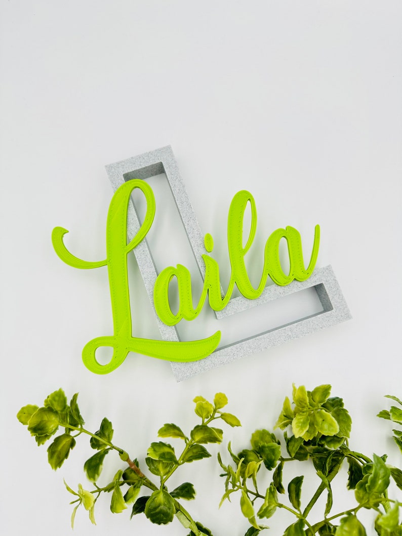 Letter Sign for Nursery With Baby Name, Freestanding Kids Name Décor ...