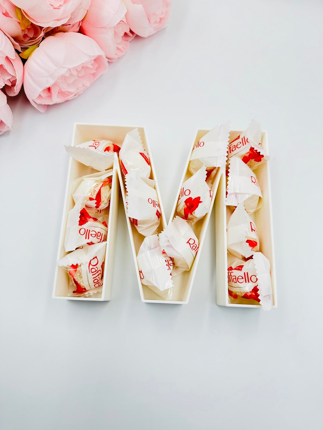 6,5" Fillable Letter Freestanding Empty Letter Box Self Standing Block ...