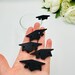 20 Grad Cap Glass Toppers Graduation Party Drink Tags for Class of 2025 ...