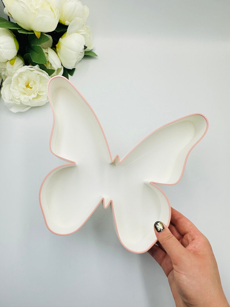 Butterfly Shape Tray Fluttering Baby Shower Baby Girl Party Decorations ...