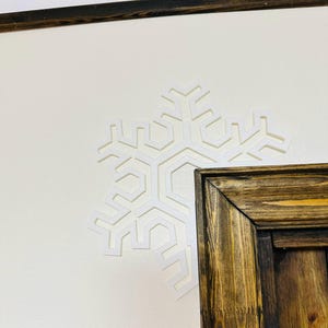 Snowflake Door Corner Decoration Christmas Winter Party Decors for ...