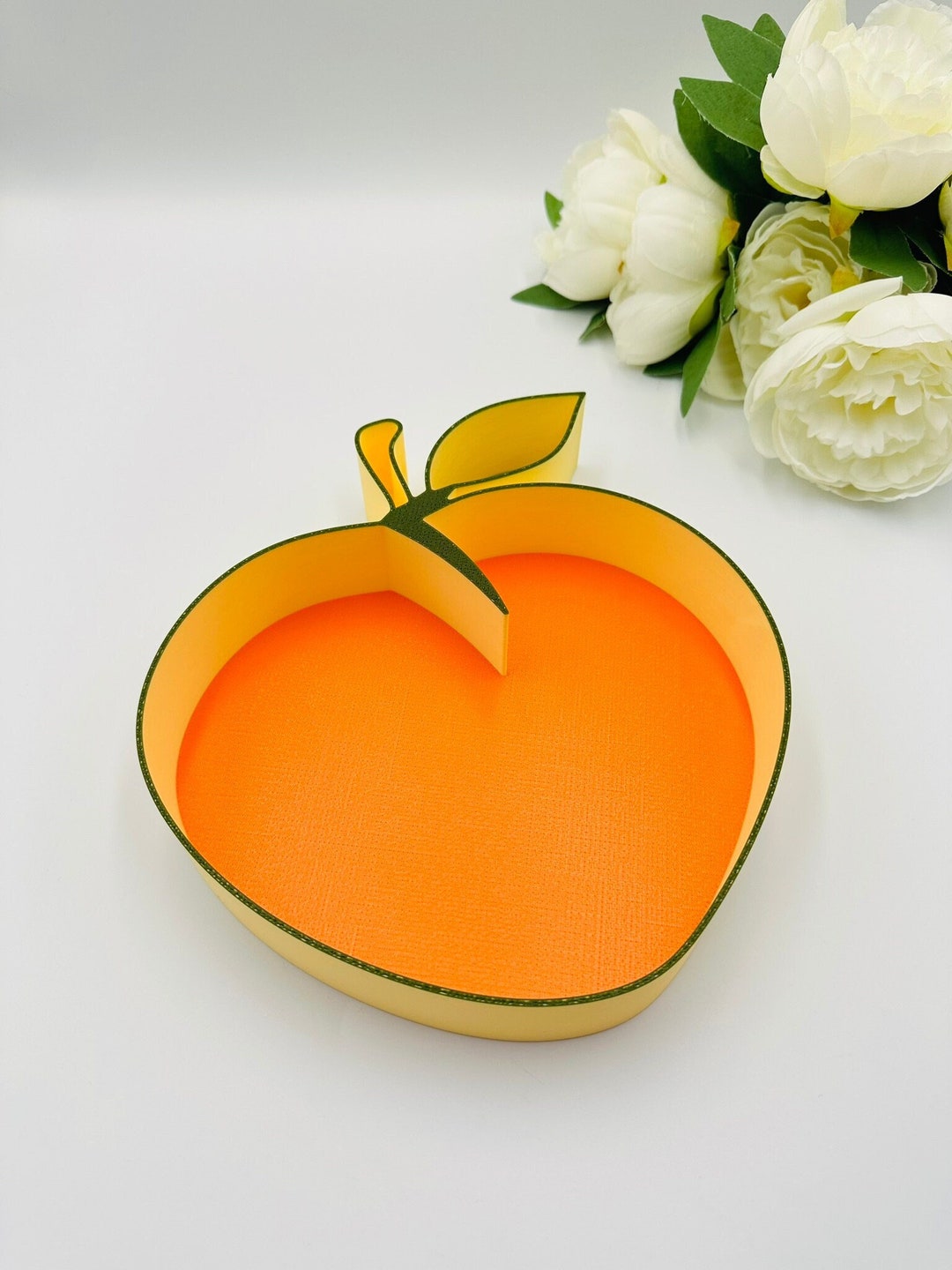 Peach Shape Tray A Sweet Peach in on the Way Baby Shower Decors Fruit ...