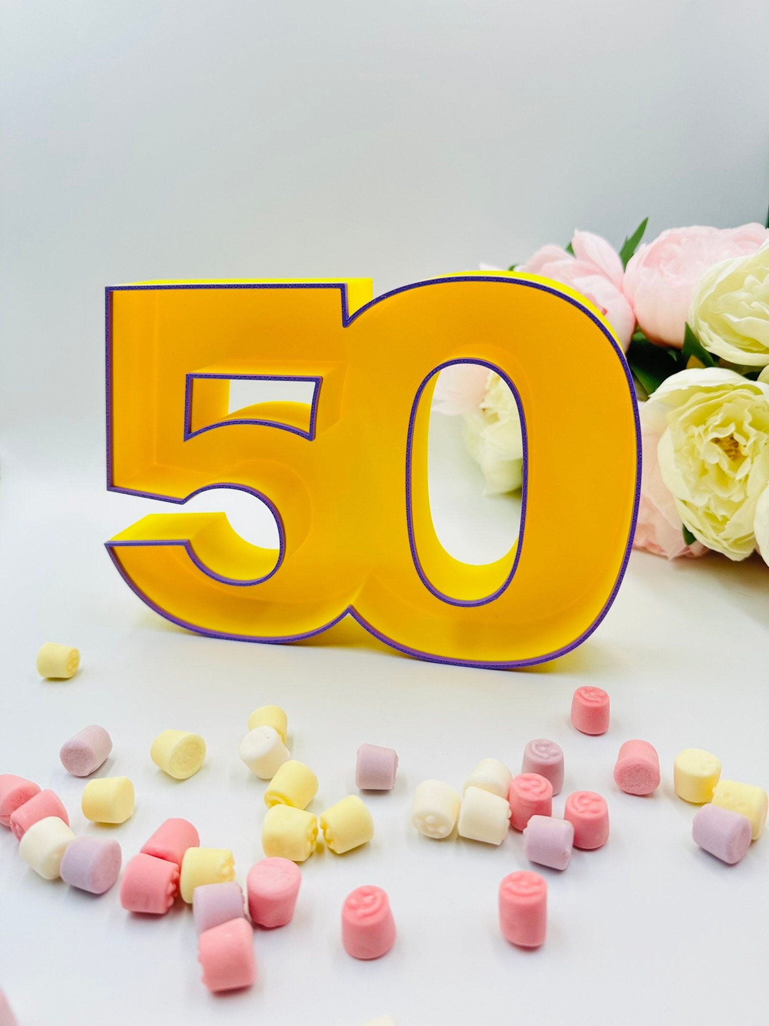 Fillable Joint Numbers 6,5'' Tray Sweet 16 Birthday Number Box for ...