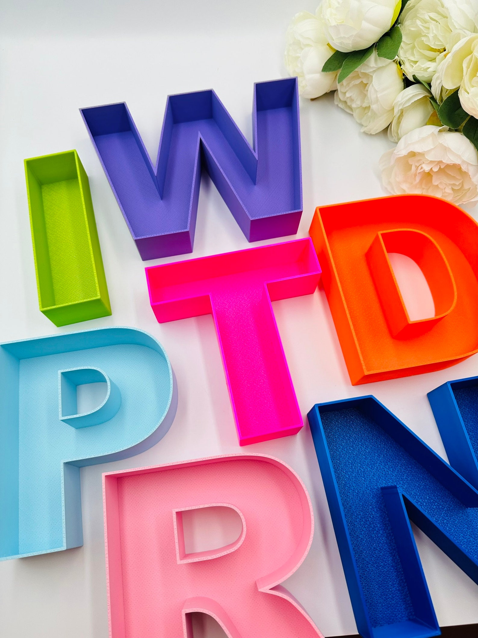 Fillable Number Tray 6,5" Box for Table Birthday Number Decorations ...