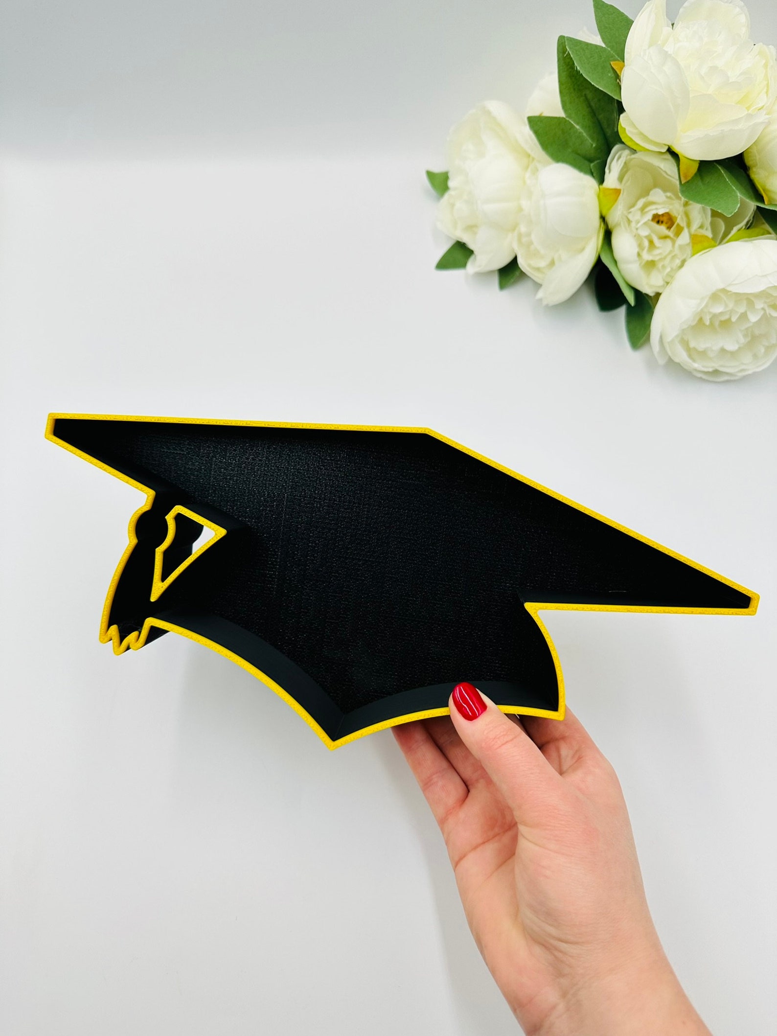 Graduation Cap Shape Tray Class of 2024 Party Decors High School Grad ...