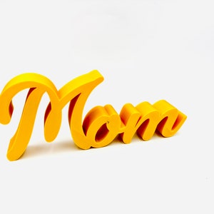 MOM Freestanding Table Sign Custom Mothers Day Gift for Mom Table Name ...