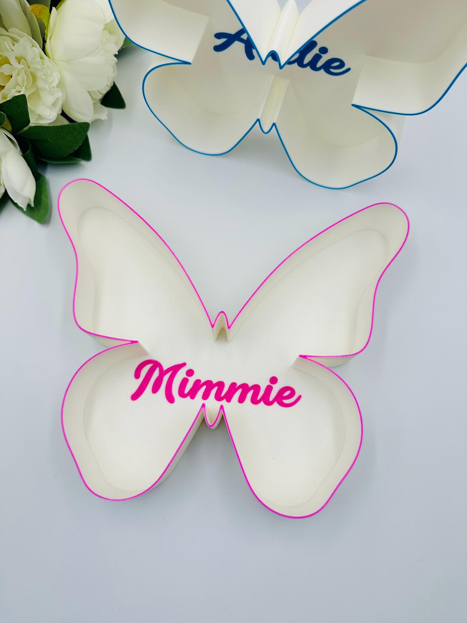 Butterfly Shape Tray Fluttering Baby Shower Baby Girl Party Decorations ...