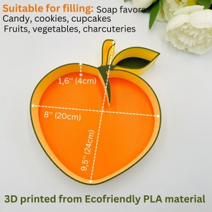 Peach Shape Tray A Sweet Peach in on the Way Baby Shower Decors Fruit ...