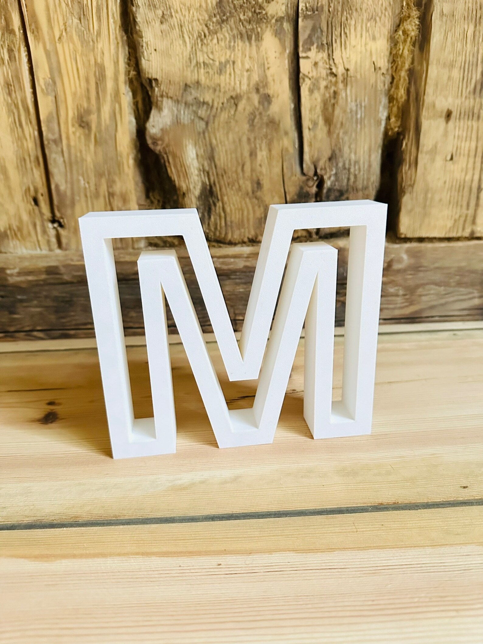 Freestanding Big Letters for Table Sign Newlyweds Initials - Etsy