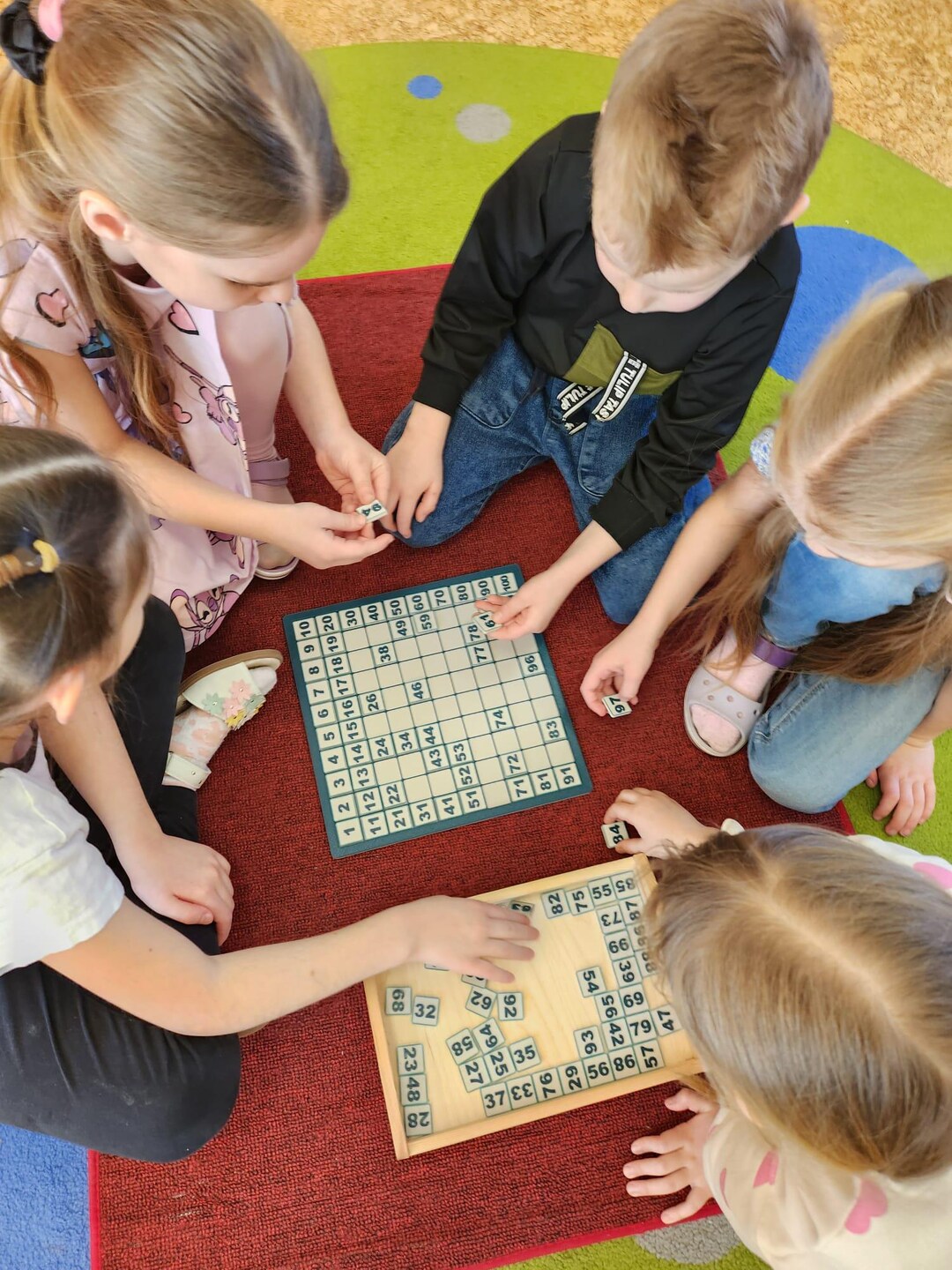 Montessori Hundred Board Math Learning Activity Waldorf Manipulative ...