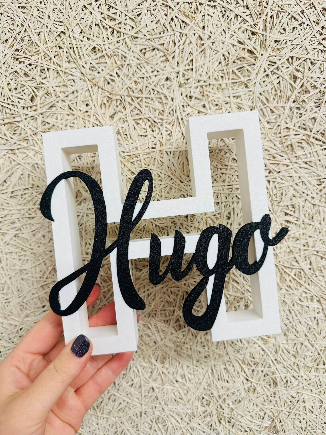 Freestanding Name Sign for Nursery Kids Name Door Sign for - Etsy