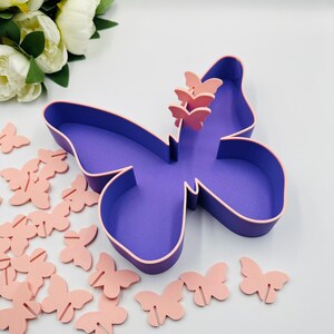Butterfly Shape Tray Fluttering Baby Shower Baby Girl Party Decorations ...
