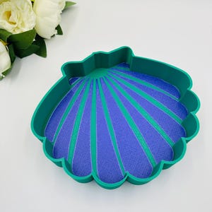 Sea Shell Tray With Drink Tags Mermaid Party Decors Beach Bridal Shower ...