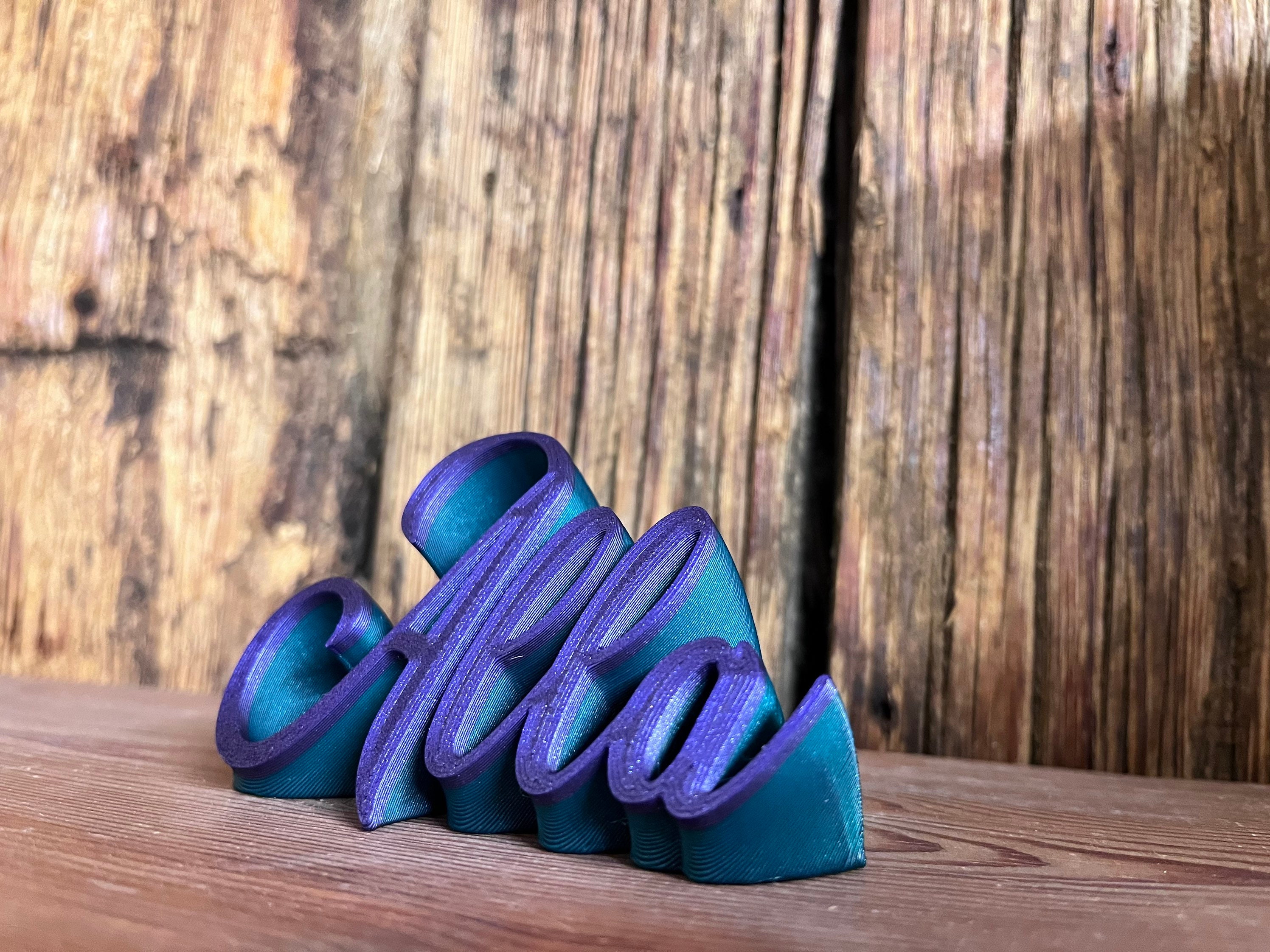 Custom Name Table Sign Freestanding Family Name Décor for Desk ...