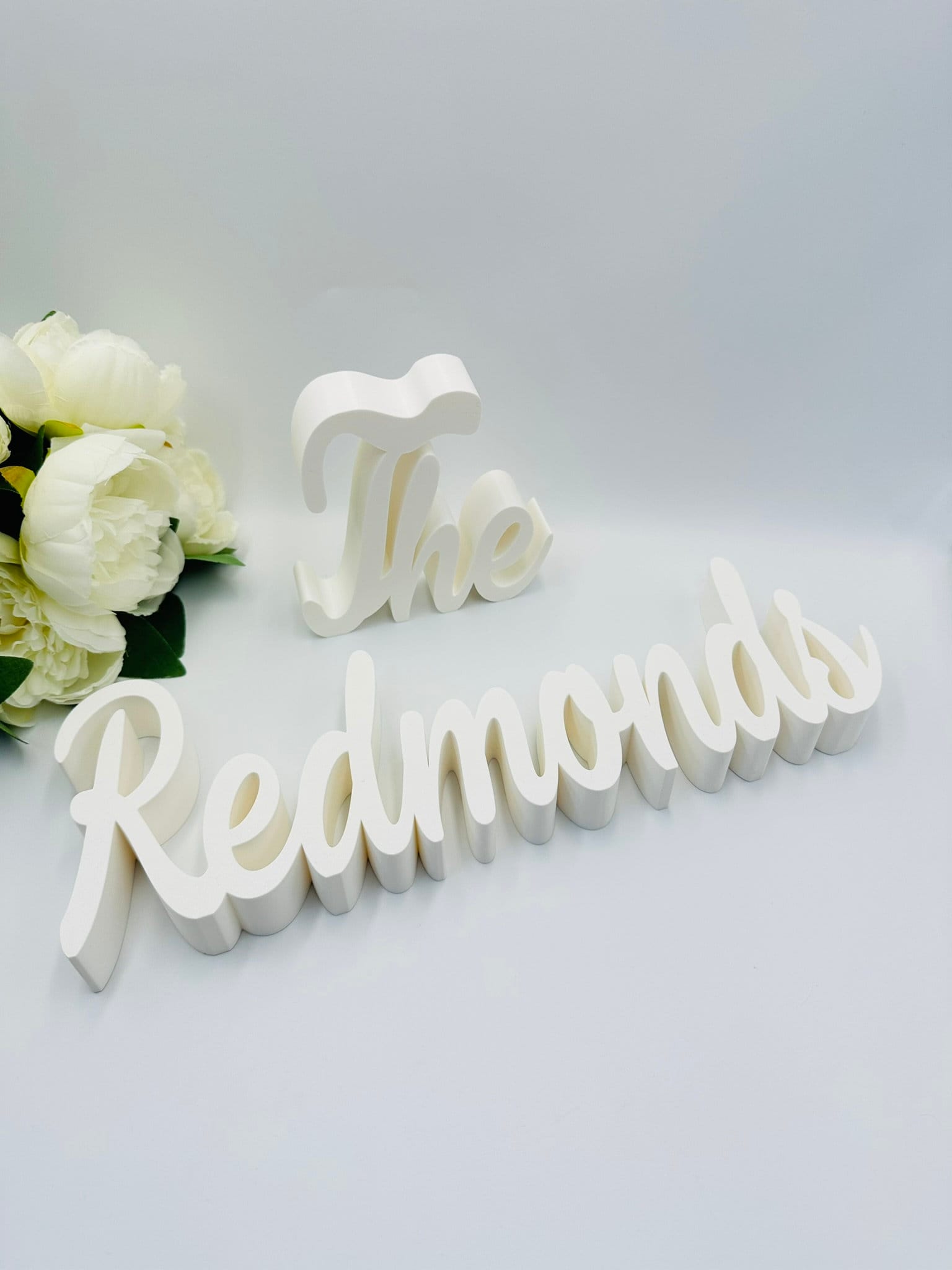 Custom Last Name Sign Wedding Centerpiece for Table Surname Sign for ...
