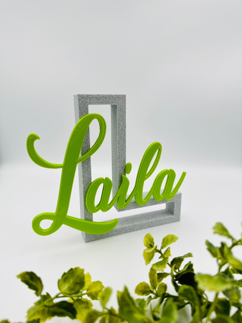 Letter Sign for Nursery With Baby Name, Freestanding Kids Name Décor ...