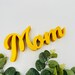 MOM Freestanding Table Sign Custom Mothers Day Gift for Mom Table Name ...