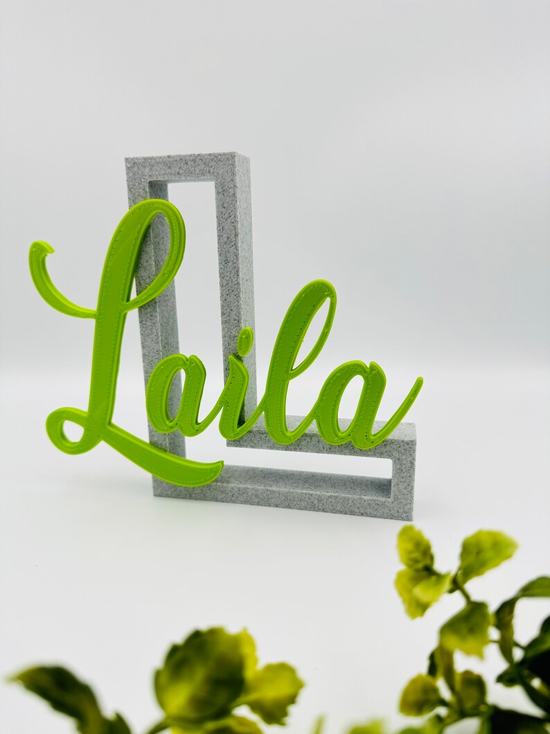 Letter Sign for Nursery With Baby Name, Freestanding Kids Name Décor ...