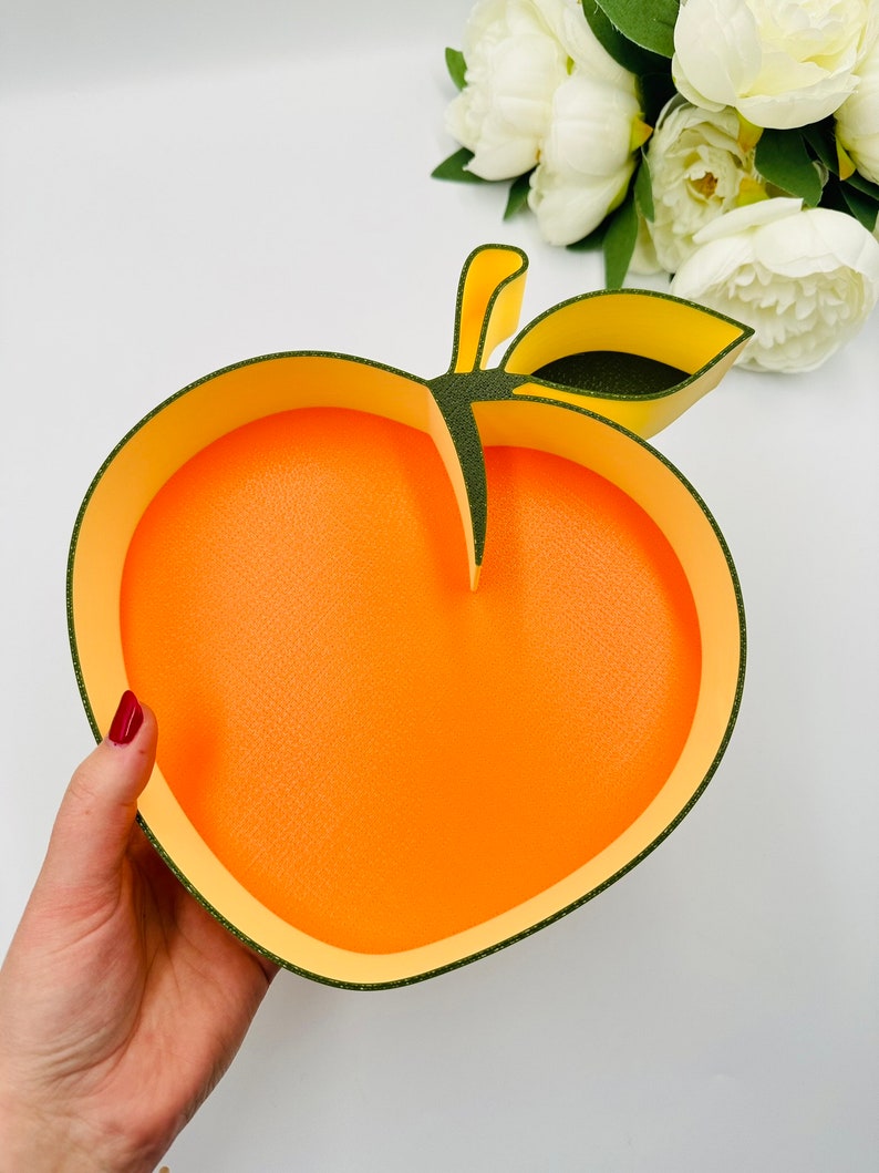 Peach Shape Tray A Sweet Peach in on the Way Baby Shower Decors Fruit ...