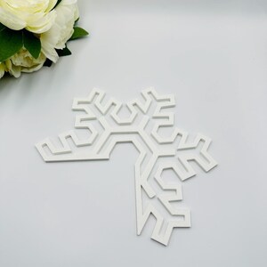 Snowflake Door Corner Decoration Christmas Winter Party Decors for ...