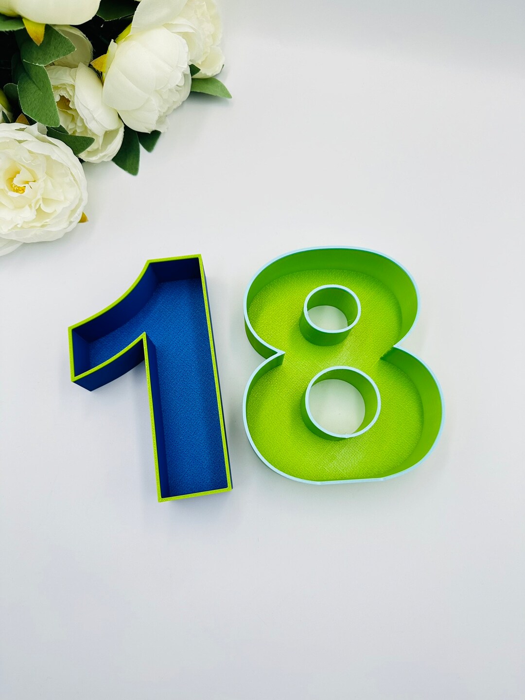 Fillable Number Tray for Birthday Numbers Decoration Empty Number ...