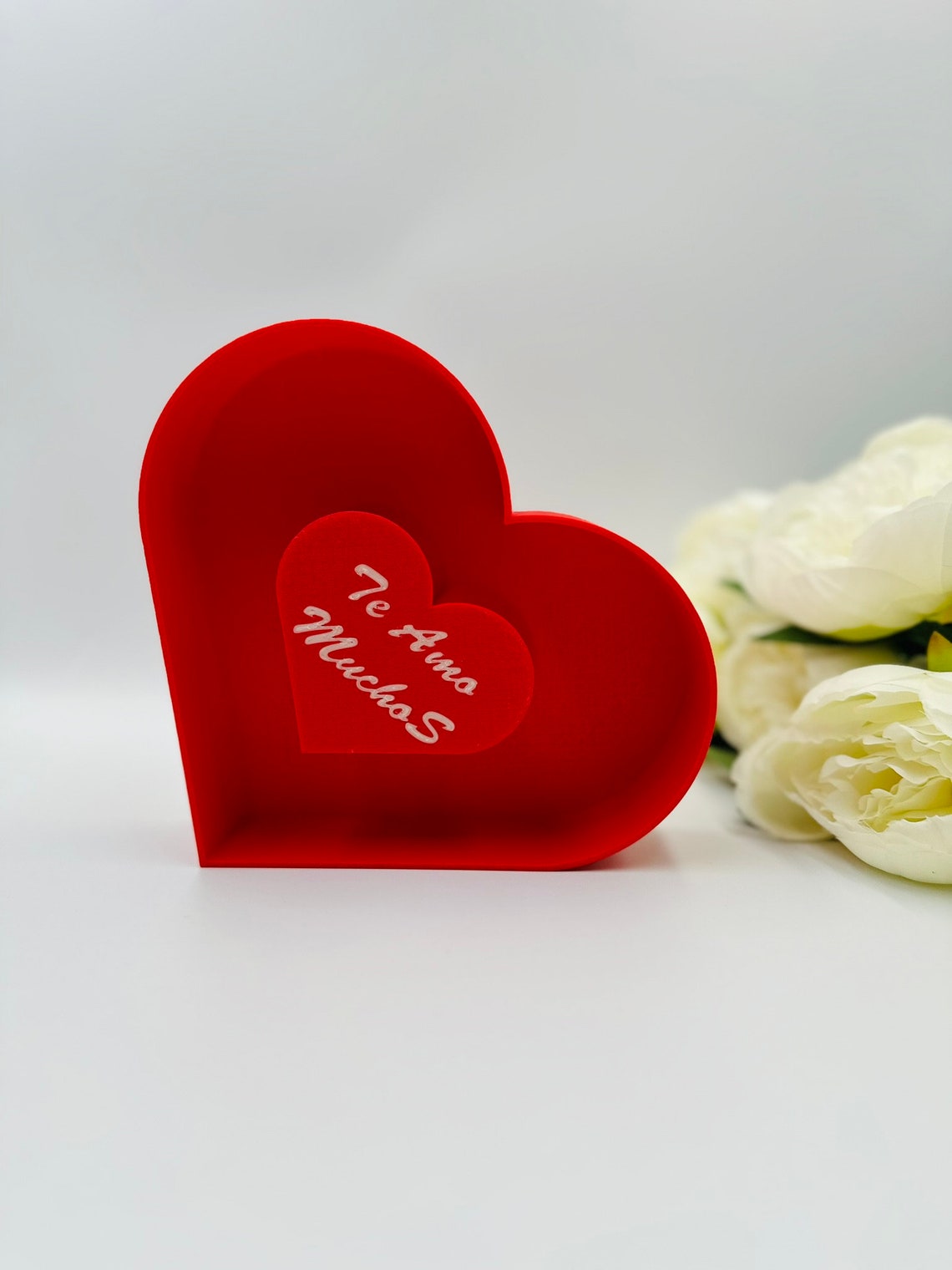 7 Fillable Heart Shape Box Tray for Valentines Day Decorations Empty ...