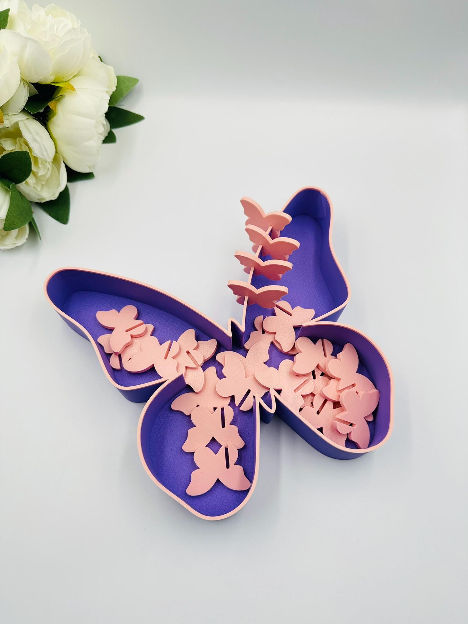 Butterfly Shape Tray Fluttering Baby Shower Baby Girl Party Decorations ...
