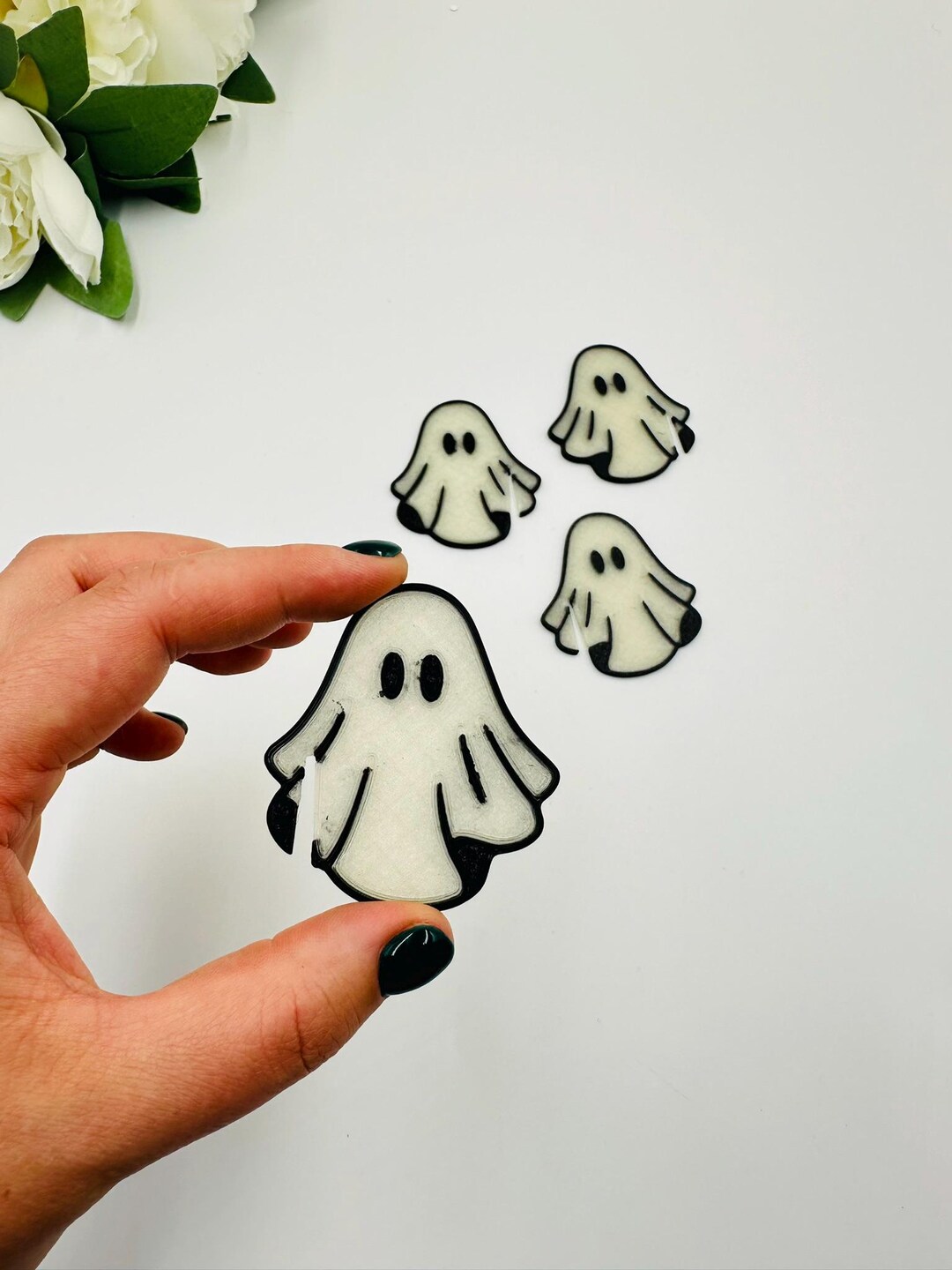 20 Ghost Drink Markers Halloween Party Decorations Glow in the Dark ...