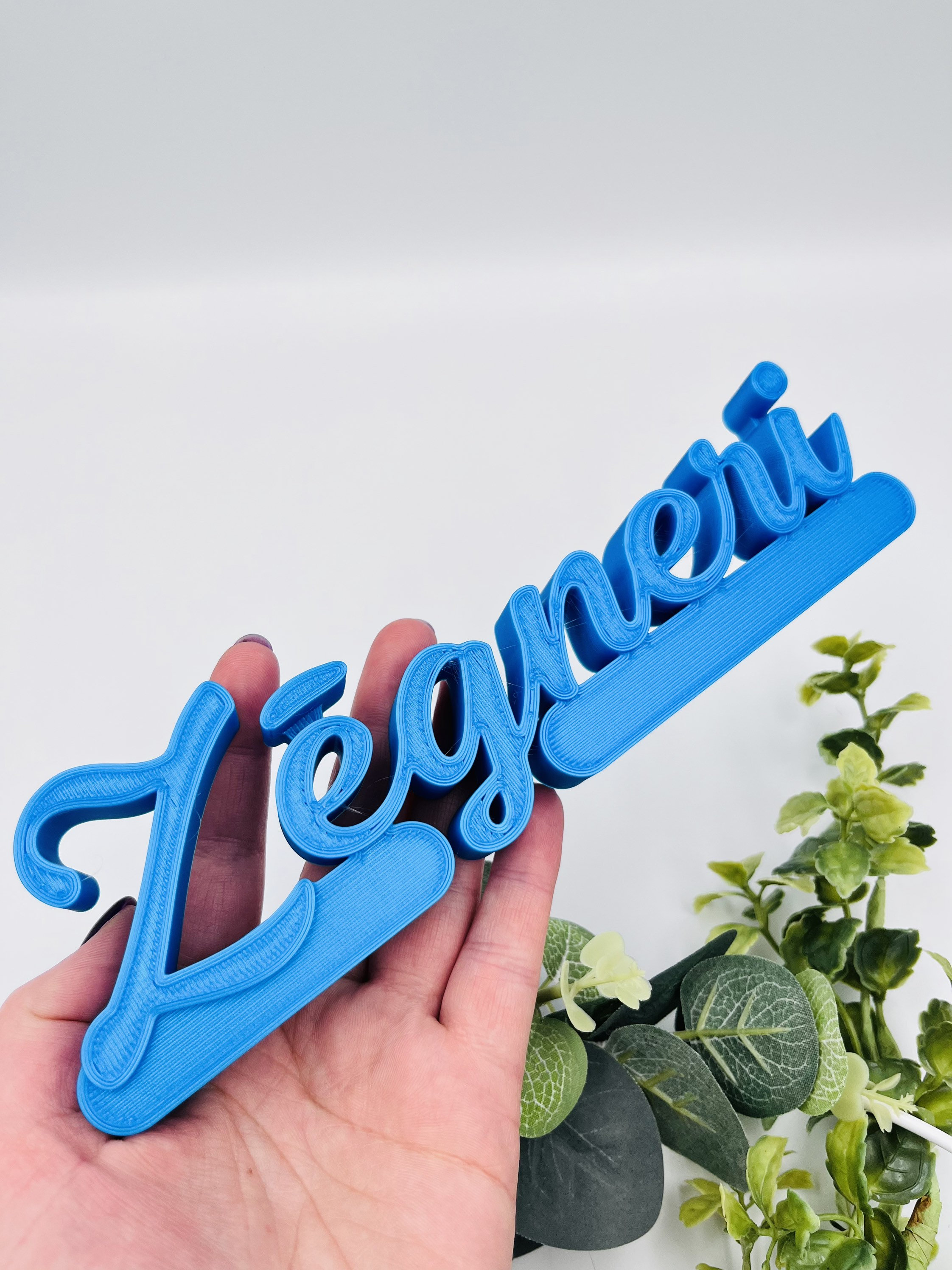 Welcome Freestanding Table Sign Custom Name for Office Table Family ...