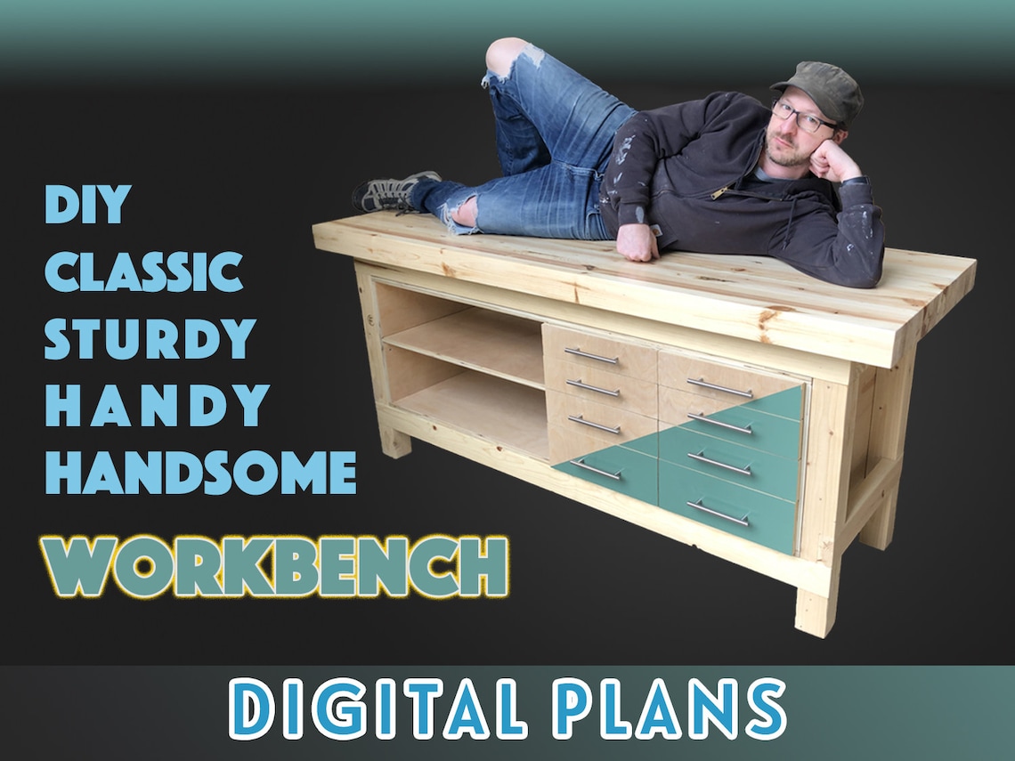 Classic Sturdy Workbench (and Cabinet) DIGITAL PLANS - Etsy