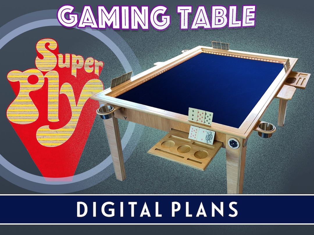 Superply Gaming Table PLANS - Etsy