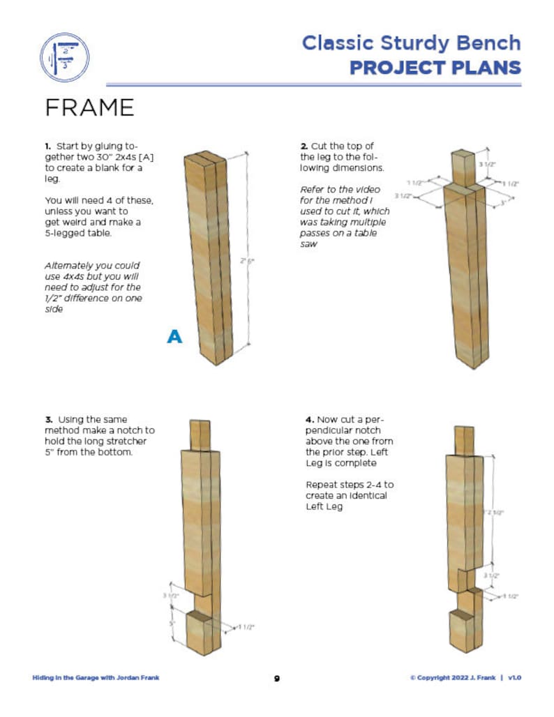 Classic Sturdy Workbench (and Cabinet) DIGITAL PLANS - Etsy