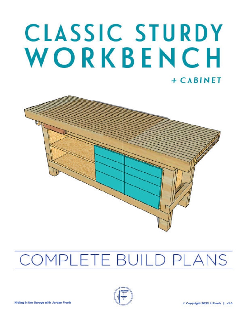 Classic Sturdy Workbench (and Cabinet) DIGITAL PLANS - Etsy