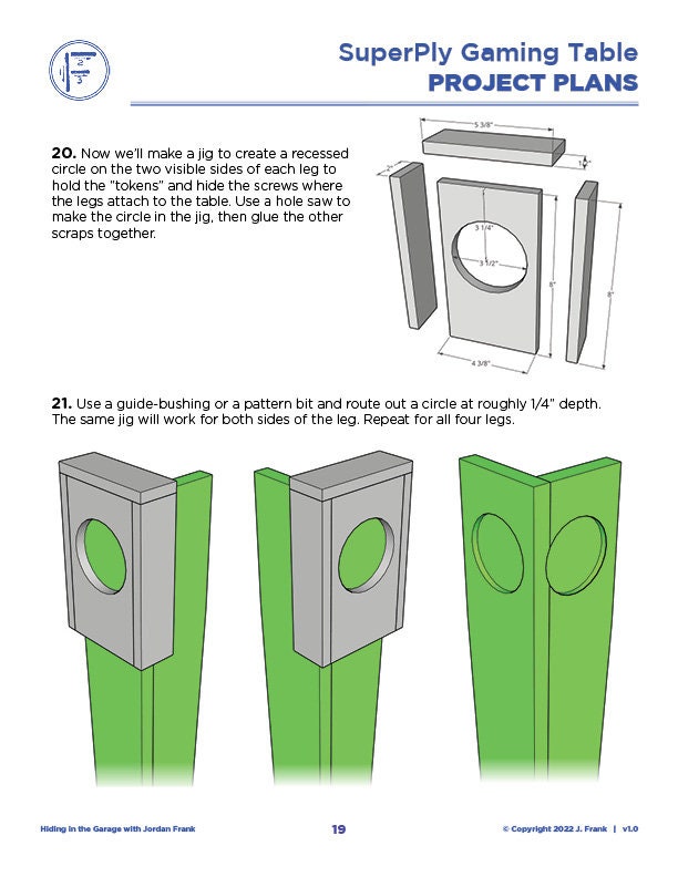 Superply Gaming Table PLANS - Etsy
