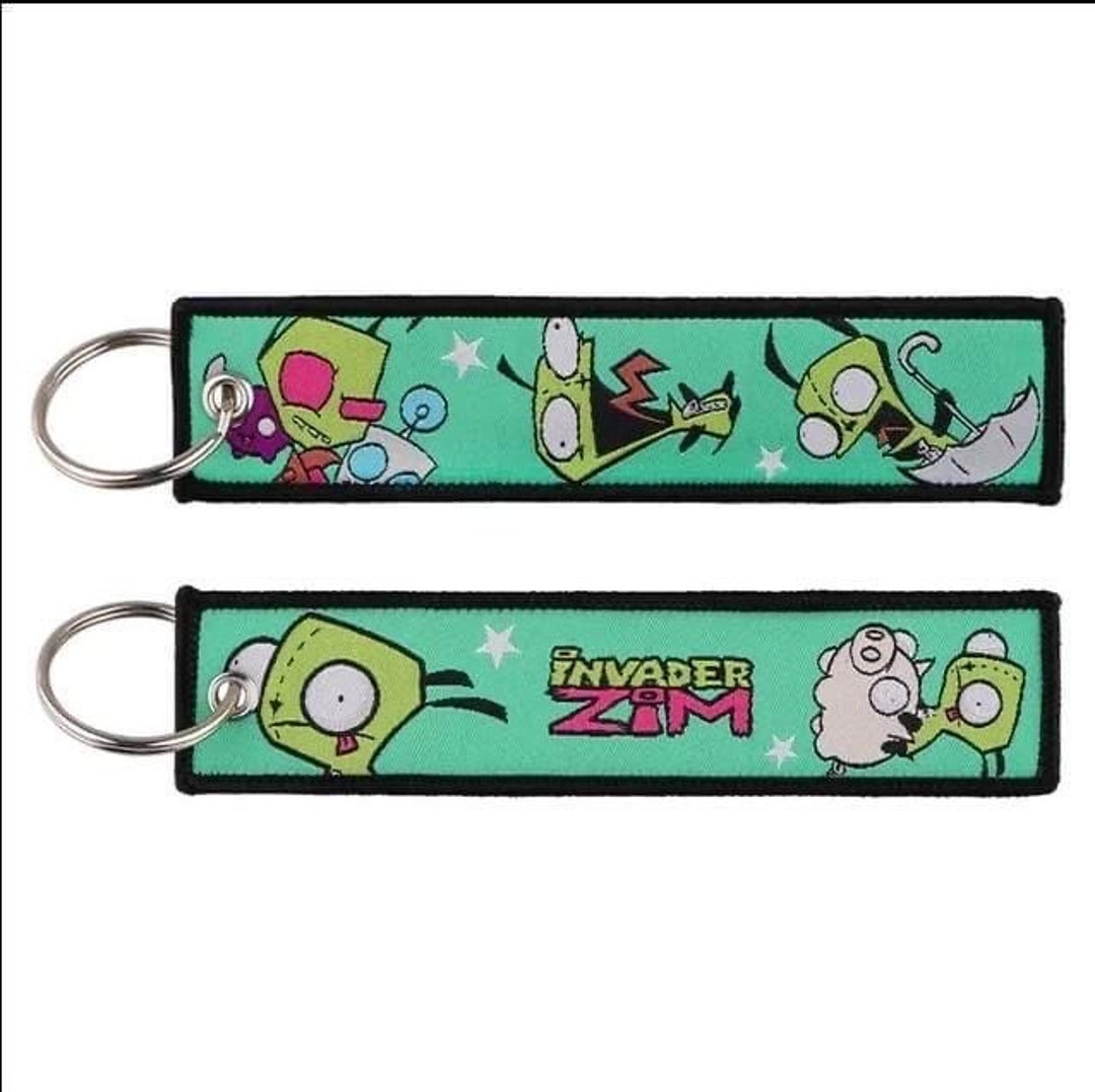 Invader Zim Keychain - Etsy