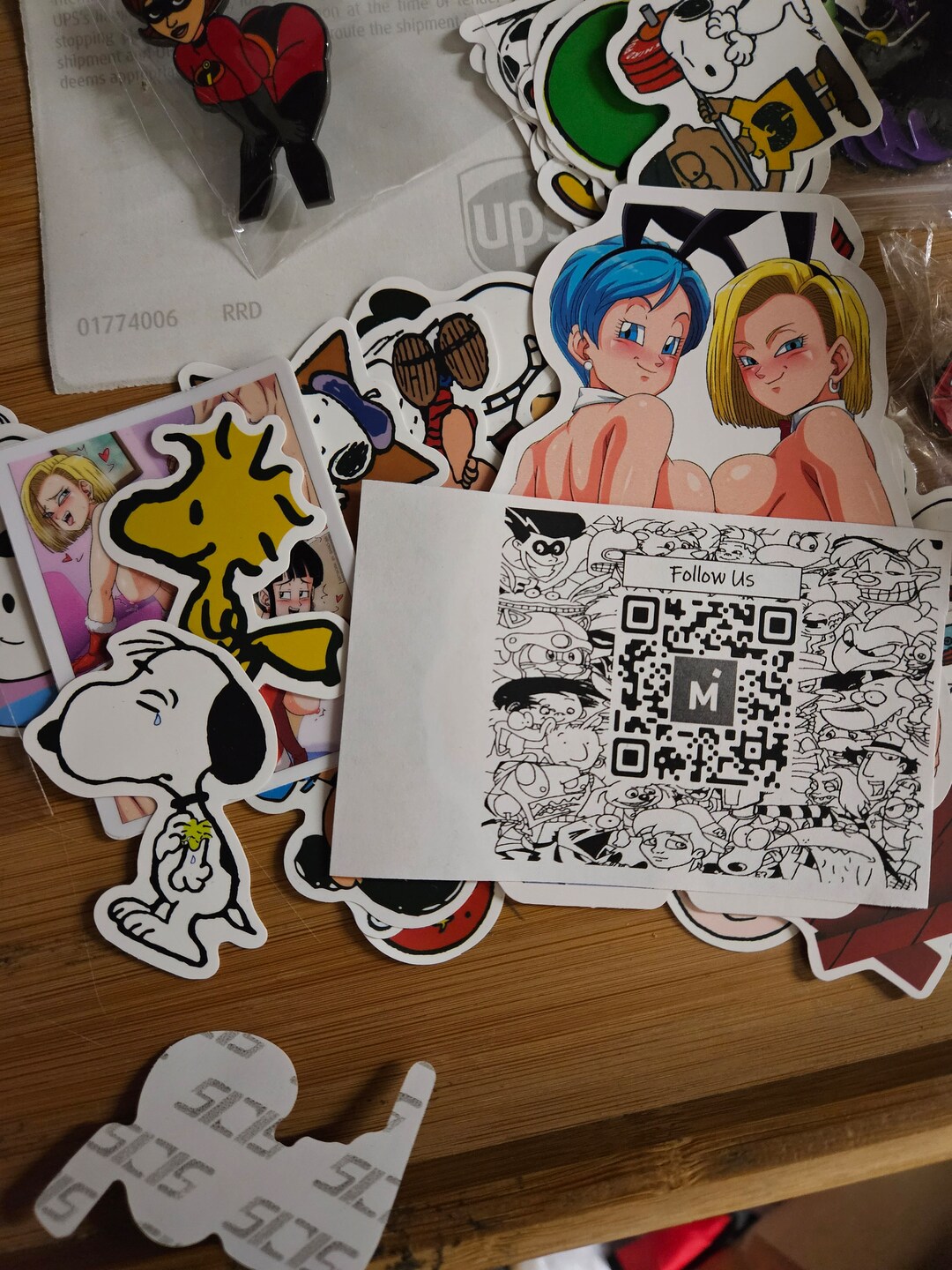 Free Ship Anime Waifu Sticker Set - Etsy